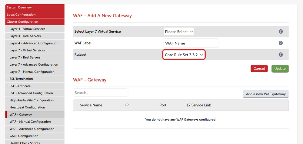 Our WAF simplifies web application security configuration | Loadbalancer