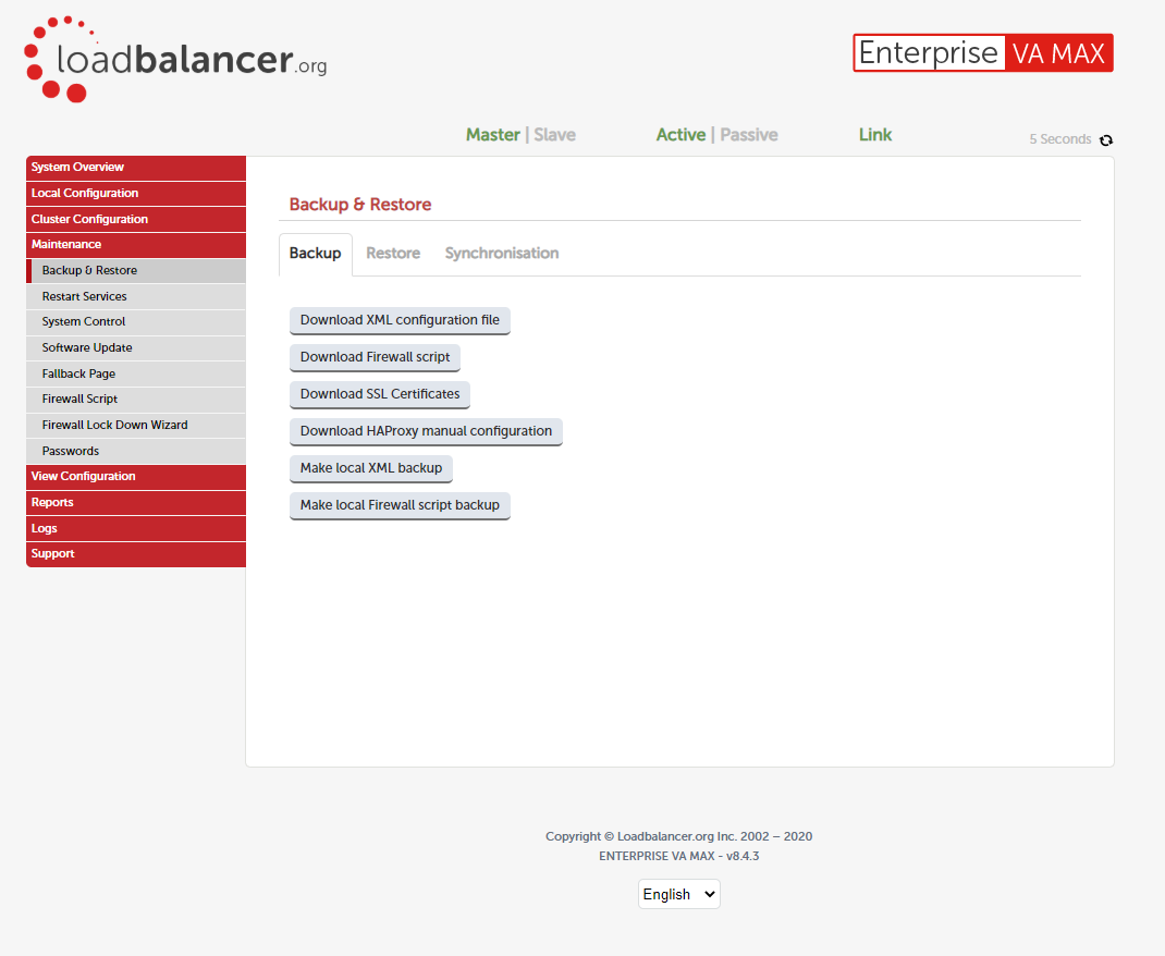 Updating your Loadbalancer.org appliance