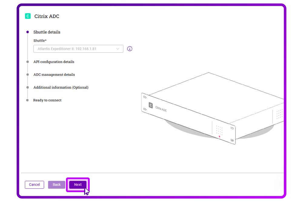 How to connect and manage a Citrix NetScaler in the Loadbalancer ADC ...