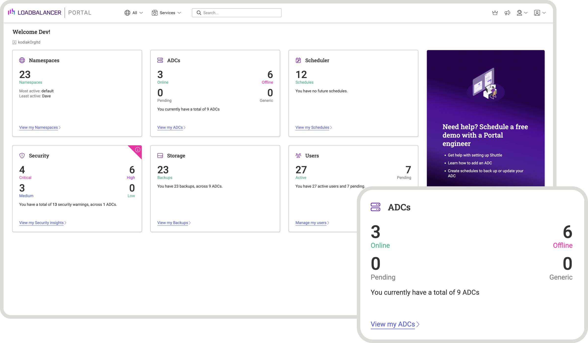 How to set up and manage an F5 in the ADC Portal | Loadbalancer